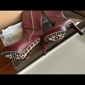 Gucci | Shoes | Gucci Leather Anouk Knee Boots | Poshmark